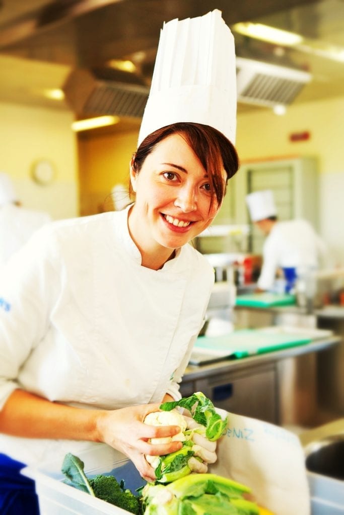 Chef Deniz Kurt and owner of Atlantico Yacht Crew Agency